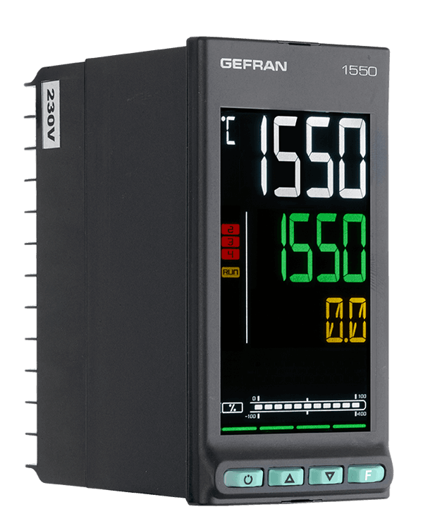1600V - PID Controller for motorized valves, 1/8 DIN