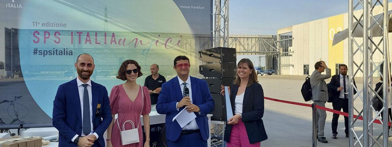 Gefran wins the Sustainable Innovation Award at SPS Italy, the Smart Industry exhibition ...